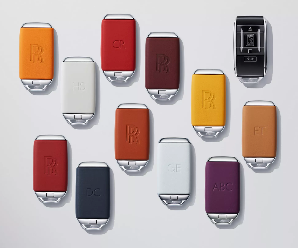 Rolls-Royce Coloured Leather Key Backs – Grand Touring Automobiles